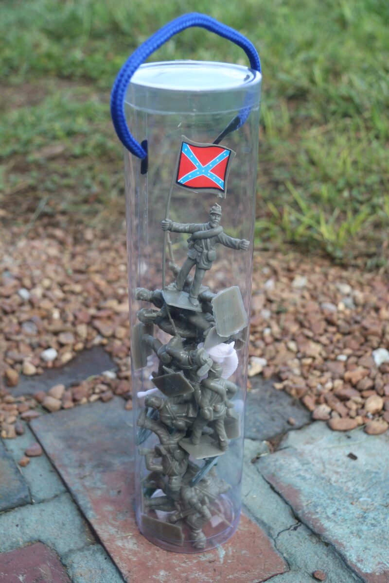 4″ x 6″ Miniature Confederate Stick Flag – Sons of Confederate Veterans