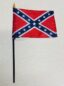 4″ x 6″ Miniature Confederate Stick Flag – Sons of Confederate Veterans
