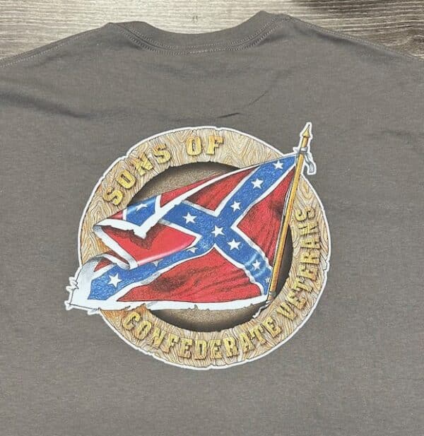 Back Flag Pocket Tee – Non Logo – Sons of Confederate Veterans