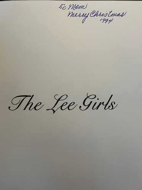 The Lee Girls (1994/HB) – Sons of Confederate Veterans